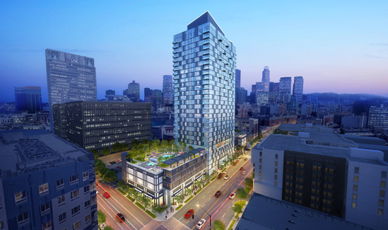 30-Story Apartment Tower Planned at 12th & Main - MVE Architects